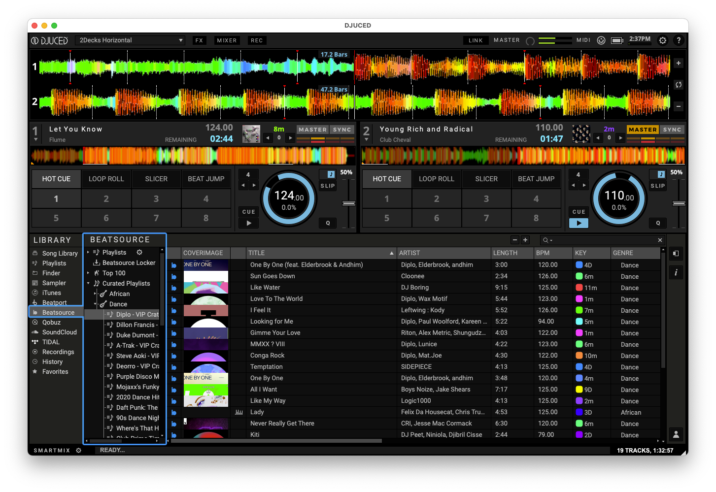 Beatsource Streaming – Informations et dépannage – DJUCED