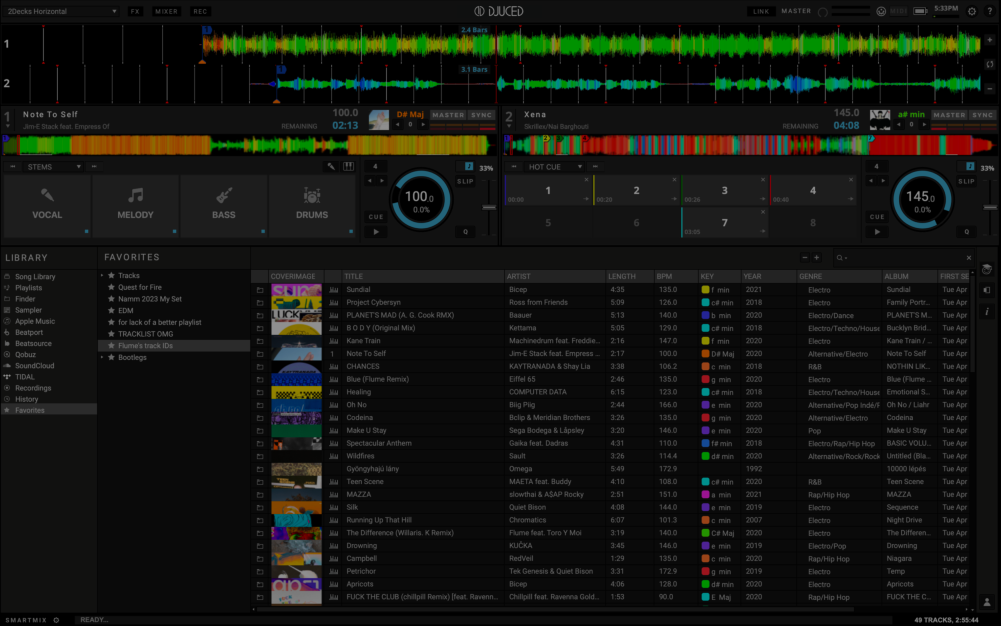 DJUCED – the best DJ Software from beginners to professionals by Hercules