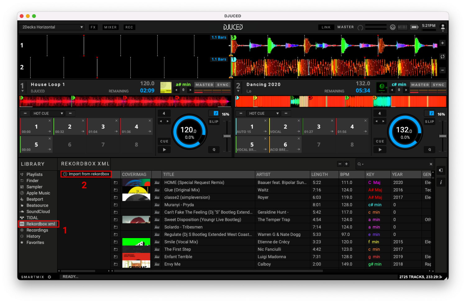 DJUCED GUIDE | rekordbox xml import and export feature – DJUCED